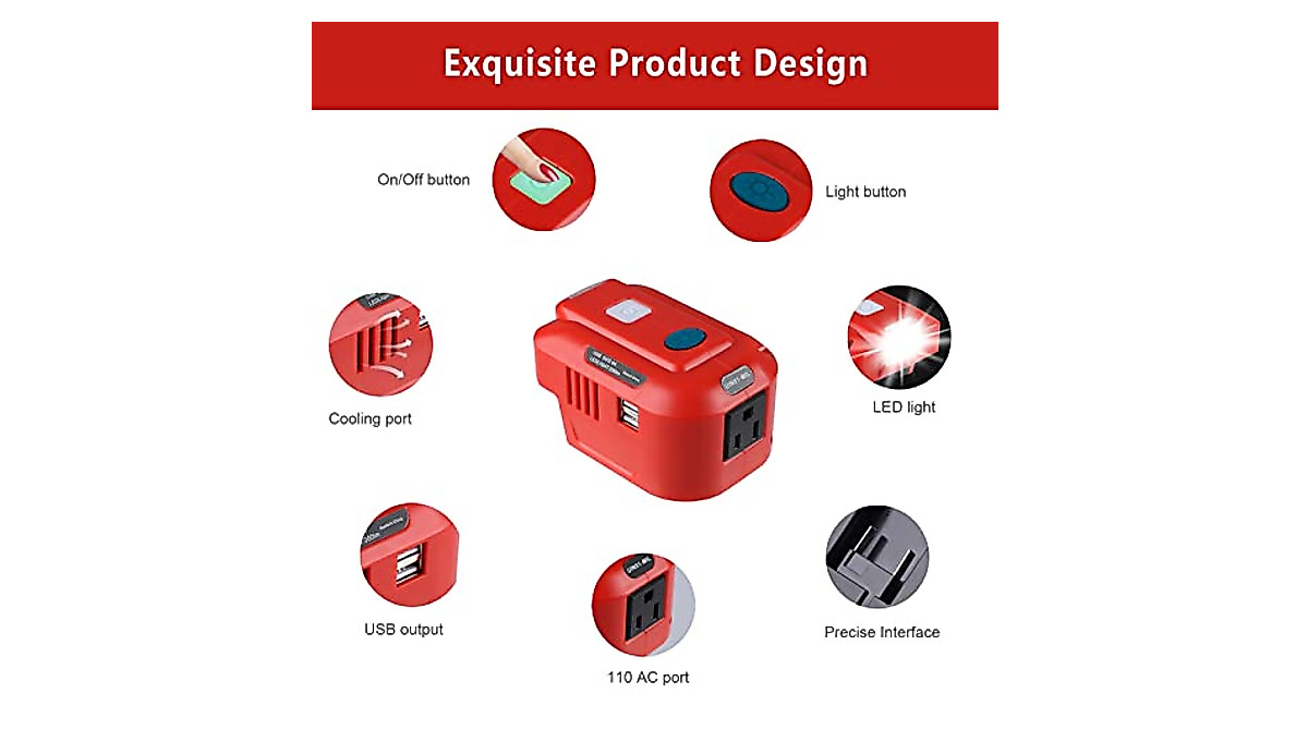 BTRUI Craftsman 20V Inverter Generator - Portable Power