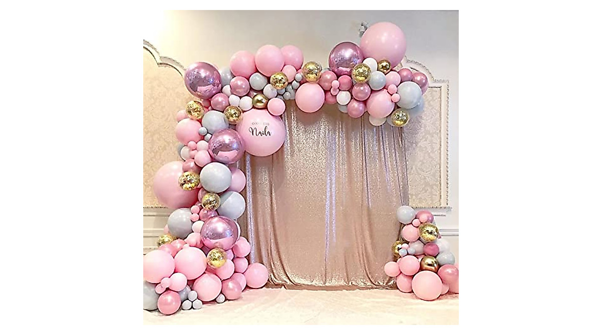 Pastel Pink Balloons Set for Party Decorations | Rubfac