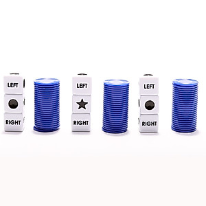 RNK Gaming Left Center Right Dice Game – Set of 3
