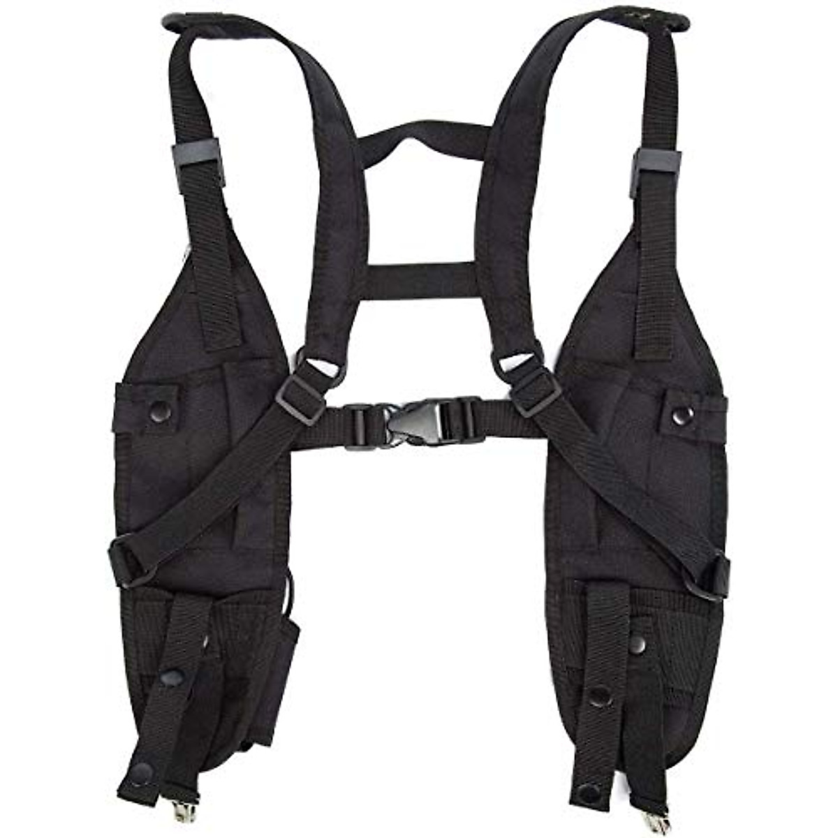 LUITON Radio Shoulder Harness Holster Chest Holder Universal Vest Rig for Police Firefighter Two Way Radio Search Rescue Essentials