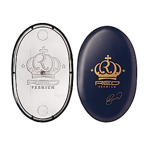 Red Premium Pocket Wave Bow Wow Curved Palm Brush Hard Bristles