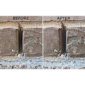 Weepless Weep Hole Pest Guard Kit- Pre-Cut Galvanized 1/4" Wire Mesh, Pack of 40, Keep Wasp, Mice, Lizards, Roaches, Spiders, Other Pest Out. Insert Tool Included.