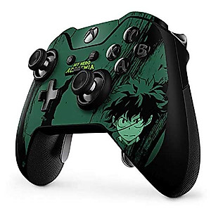 Skinit Decal Gaming Skin Compatible with Xbox One Elite Controller - Officially Licensed Funimation Deku Design