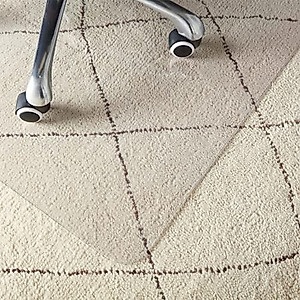 Oculus by Dimex Polycarbonate Office Chair Mat for Carpet and Hard Floors, 36" x 48" x 0.118" Clear Mat for Office Chair, Protects Floors Under Home Office Computer Desk, Ships Flat