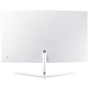 SAMSUNG UR59 Series 32-Inch 4K UHD (3840x2160) Computer Monitor, Curved, HDMI, Display Port, 3-Sided Border-Less, Eye Saver Mode (LU32R591CWNXZA) + Wacky Jacky Cleaning Cloth