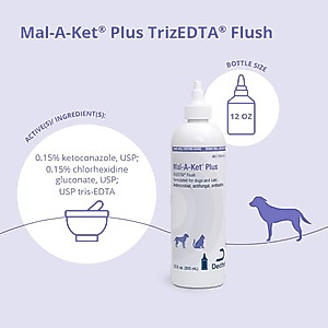 Mal-A-Ket Plus TrizEDTA Flush for Dogs and Cats, 12 oz