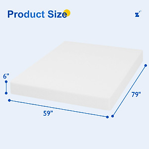 PayLessHere 5/6 Bamboo Charcoal Gel Infused Memory Foam Mattress/Medium Firm Mattresses/Green Tea Memory Foam Mattress/Pressure Relieving/CertiPUR-US Certified/Bed-in-a-Box (6 Inch, Queen)