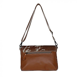 Myra Bag Blossom Etched Leather & Hairon Bag S-3380