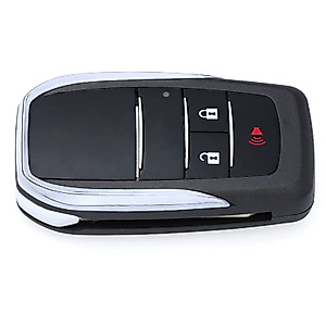 Keymall Modified Upgraded Flip Key Shell Case Replacement for Toyota RAV4 Camry for Scion TOY43,JUST A Key CASE (Upgraded 3 Buttons)