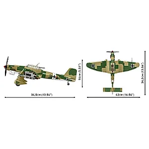 COBI Historical Collection WWII JUNKERS JU 87 B-2 Plane