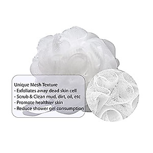 Aquasentials Mini Kid Mesh Bath Puff Sponge (8 Pack)