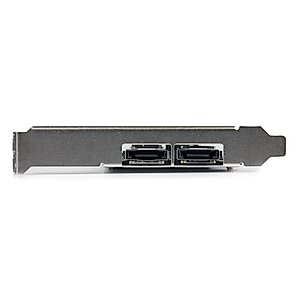 StarTech.com 2 Port PCI Express SATA 6 Gbps eSATA Controller Card - Dual Port PCIe SATA III Card - 2 Int/2 Ext - SATA III 6Gbps (PEXESAT322I)