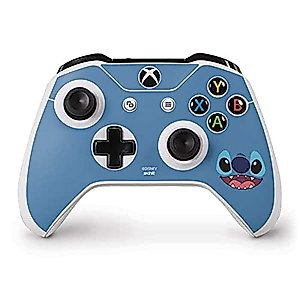 Skinit Decal Gaming Skin Compatible with Xbox One S Controller - Officially Licensed Disney Lilo and Stitch Close Design