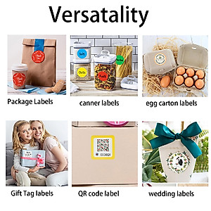 Inshoney Custom Stickers for Business Logo Personalized Label Stickers Customized 100,200pcs, 1",1.5",2", 3", 4"(Circle)