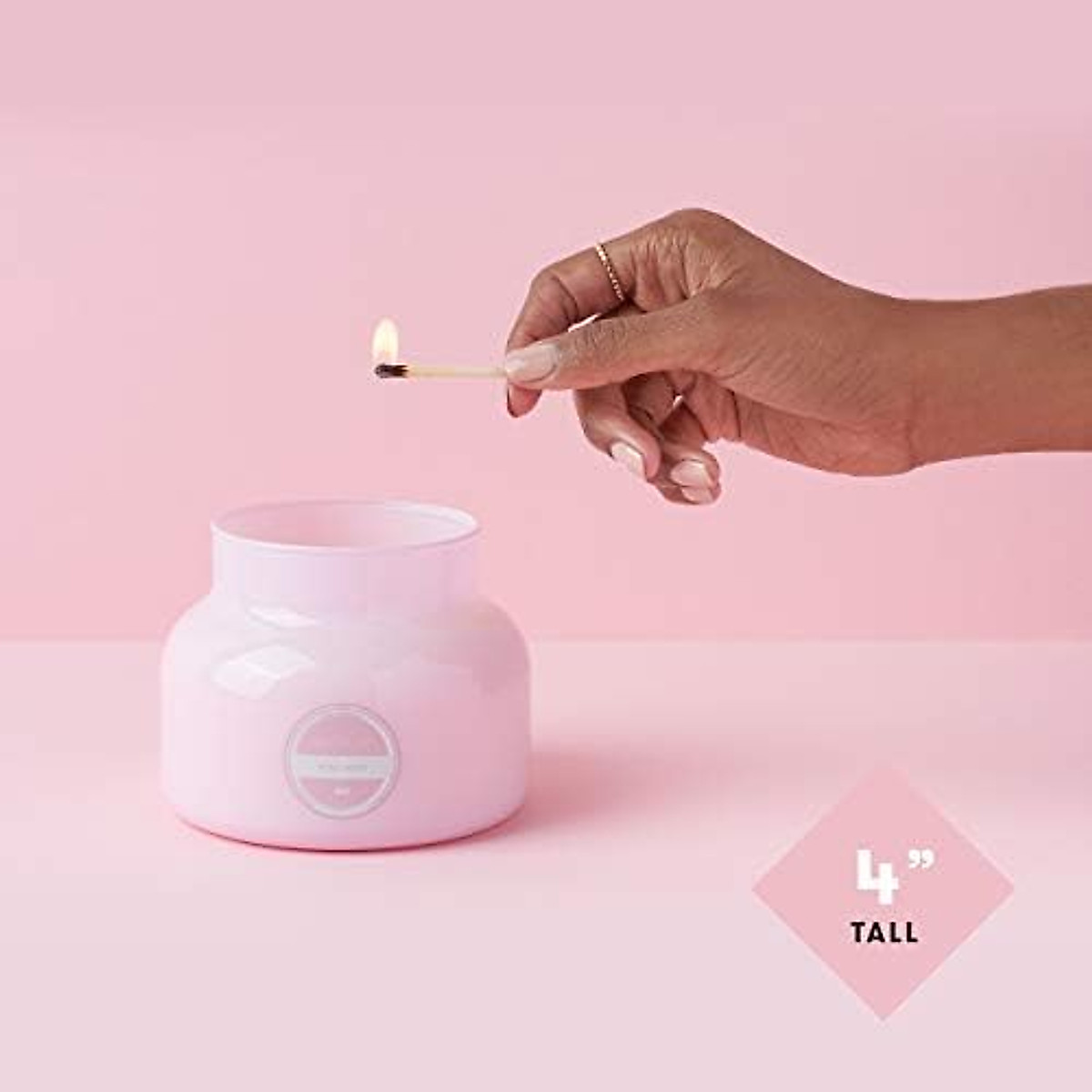 Capri Blue Volcano Scented Candles - Luxury Glass Jar Candles for Home Scented with Tropical Fruit & Sugared Citrus - Soy Wax Blend - Capri Blue Volcano - Bubblegum Color (19 oz)