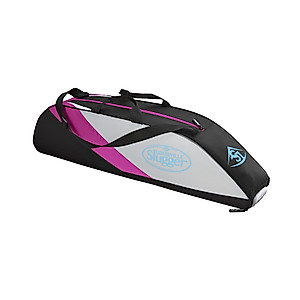 Louisville Slugger Tote Bag, Pink/White/Black, L: 35" W: 6.5" H: 9"