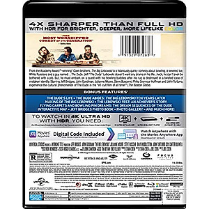 The Big Lebowski - 20th Anniversary Edition 4K Ultra HD + Blu-ray + Digital [4K UHD]