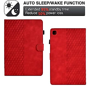 Tablet PC Case Premium Leather Case Compatible with Samsung Galaxy Tab A 10.1 2019 SM-T510/T515 Tablet,Smart Magnetic Flip Fold Stand Case Protective Cover with Pen Holder and Card Slot Protective Cov