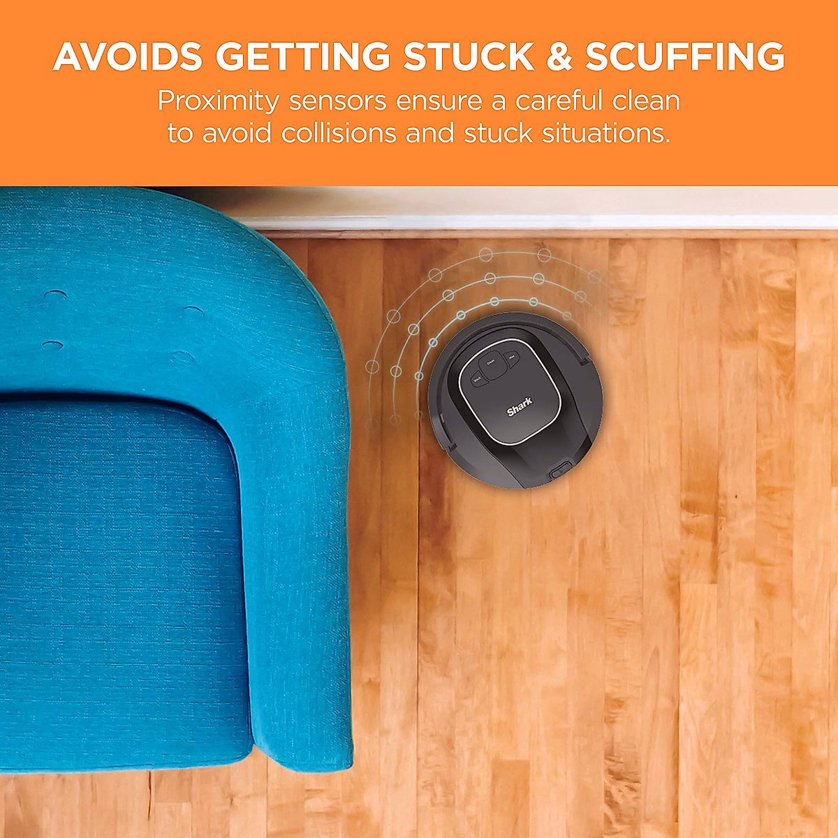 Shark ION R87, Wi-Fi Connected with Powerful Suction, Multi-Surface Brushroll and Voice Control with Alexa Robot Vacuum (RV871), 0.6 qt, Black (Renewed)