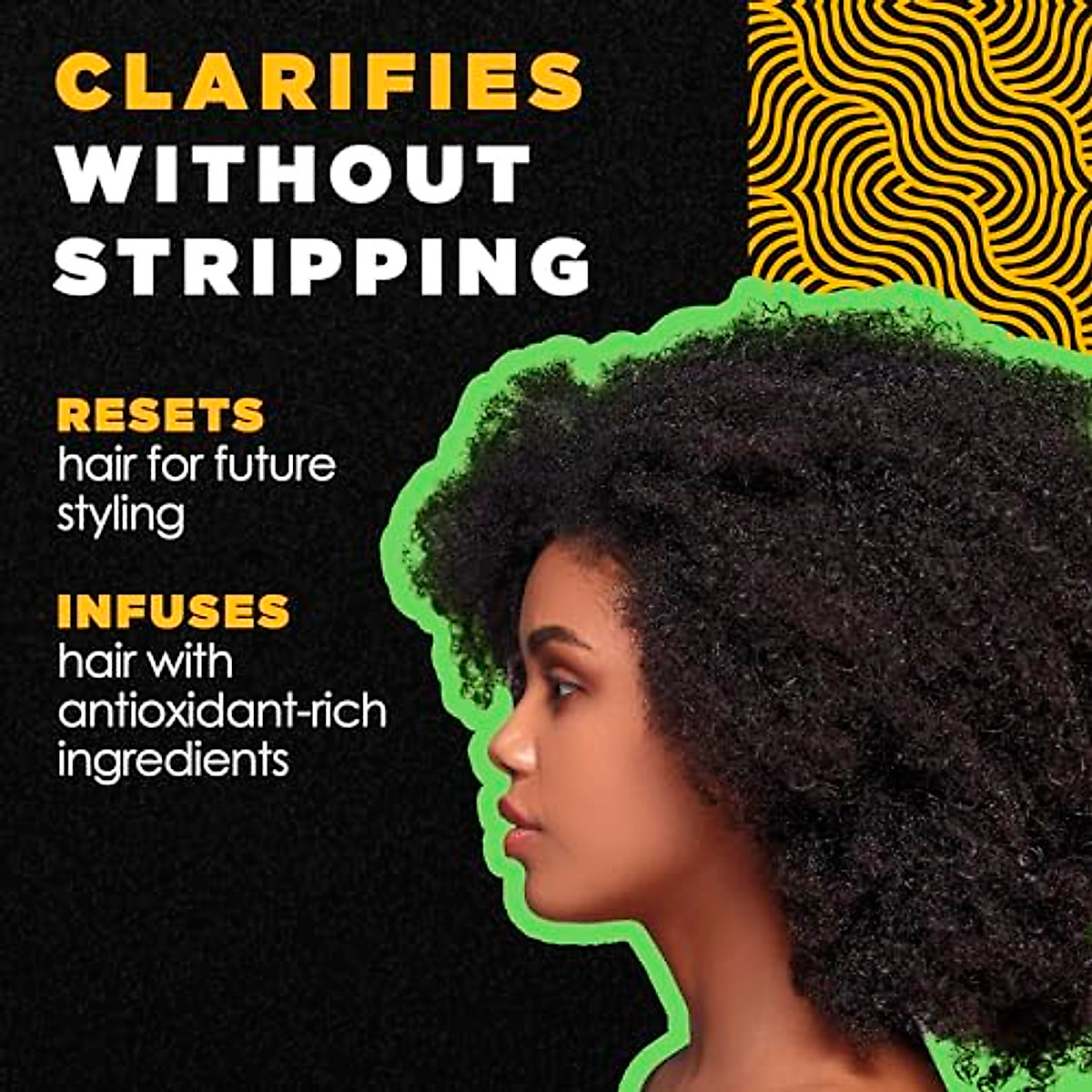 My Black is Beautiful Clarifying Sulfate Free Shampoo for Build Up, For Dry and Damaged Hair, Blue Ginger and Mint, 9.6 fl oz