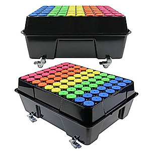 HORTIPOTS Cloning Machine Aeroponic Cloner System 70 Site for Plant Cuttings Using 1.625 inch Neoprene Clone Inserts (1-5/8 inch)