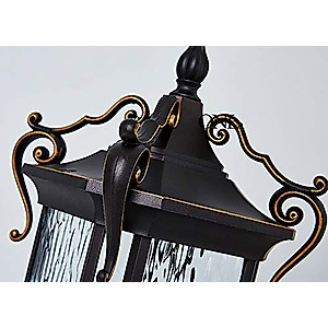 Lights Outdoor European Outdoor Waterproof Anti-Rust Column Lanterns E27 Aluminum Villa Exterior Pillar Post Lights Outside Stairs Patio Streetlights Door Light Stadium