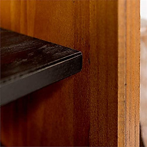 Walker Edison Shiloh Rustic Solid Reclaimed Wood Entryway Bench, 42 Inch, Amber