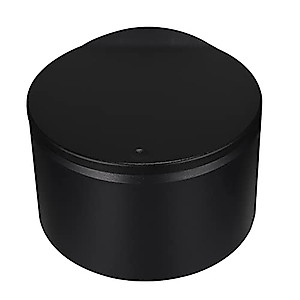 STOBAZA 1pc Countertop Black Kitchen Office Storage Garbage Rubbish with Litter Lid Plastic Wastebasket Organizer Coffee Can Desktop Tiny Type Container Small Stylish Mini Room Trash