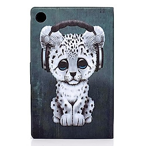 Compatible with/Replacement for Tablet PC Samsung Galaxy Tab A8 10.5 inch 2021 SM-X200/X205/X207 PU Leather Flip Cover Stand Wallet Case XXDY3(4)