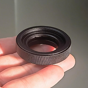 Adjustable Iris Aperture Diaphragm M30 to M37 Iris Aperture Diaphragm Adapter Optical Diaphragm 1.5-26mm Lens Module Adapter Ring PVS-14 PSV14 Optics