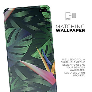 DesignSkinz Tropical Summer Jungle v2 Protective Vinyl Decal Wrap Skin Cover Compatible with The Samsung Galaxy S20 (Screen Trim & Back Glass Skin)