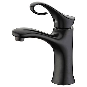 Dawn AB06 1295DBR Single-Lever Lavatory Faucet, Dark Brown Finished