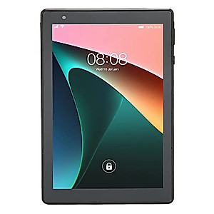 LBEC Calling Tablet, 8 Inch 100240V 8 Inch 1960 X 1080 HD Video Reading Tablet Black (US Plug)