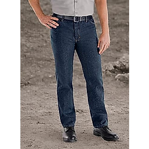 Red Kap Men's Classic Rigid Jean, Rigid Denim, 50x32