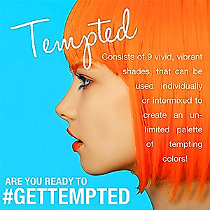 Pure Blends Tempted Intense Color Depositing Conditioner - Provides Strength, Eliminates Color Fade & Maintains Vivid Tones - Sulfate, Sodium Chloride, Paraben & Gluten Free - 8.5 Oz (Orange)