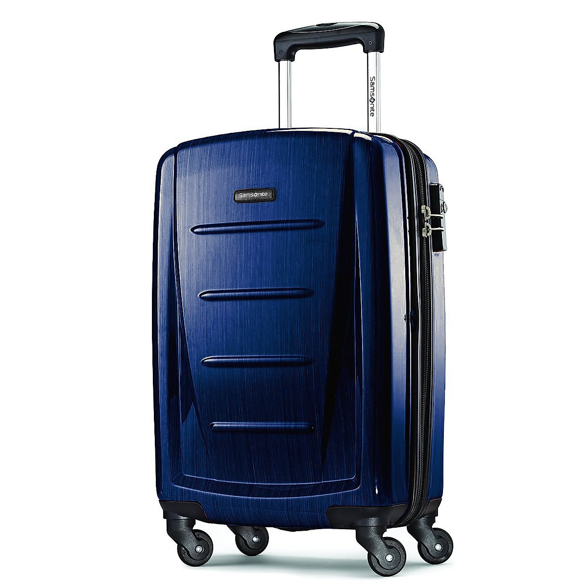 Samsonite Winfield 2 Hardside Expandable Luggage with Spinner Wheels (Navy, 2-Piece Set (20/28))