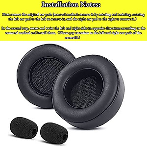 YunYiYi Thicken Upgrade Virtuoso RGB SE Ear Cushions Replacement Compatible with Corsair Virtuoso RGB Wireless SE /Virtuoso XT Gaming Headset Protein Leather Replacement Earpads Parts