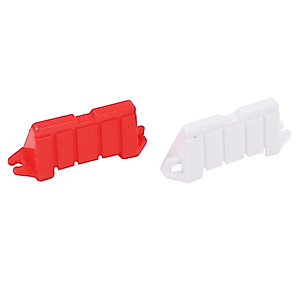 RC Drift Race Road Barrier, 120 Pcs Plastic Remote Control Car DIY Racing Track Road Barrier Drifting Race Track Road Barrier