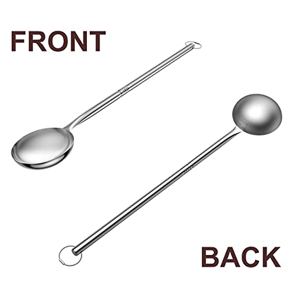 42 Inch Stainless Steel Spoon Boil Ladle with Long Handle Mixing Spoon Great for Big Stock Pots, Stiring/Mixing, Home Brewing, Turkey Fryer, Stiring Lobster Ladle