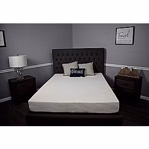 American Mattress Company 8" Graphite Infused Memory Foam-Sleeps Cooler-100% Made in The USA-Medium Firm (Twin XL)