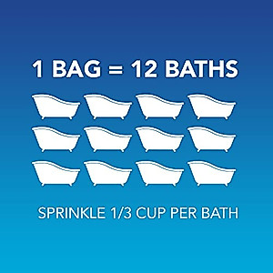 Vicks VapoBath, Bath Salts, Bath Bomb, Non-Medicated Bath Crystals, Comforting Vicks Vapors, Vapor Bath, Aromatherapy with Eucalyptus and Menthol Scent, Contains Essential Oils, 36 OZ