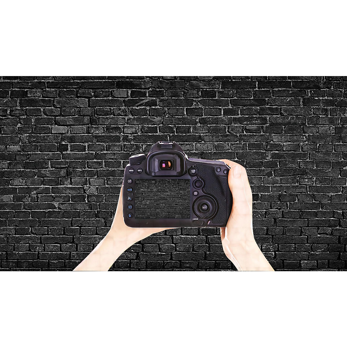 YYNXSY 7X5FT Black Brick Wall Background Photography Props Brick Birthday Party Decoration Background Photography Studio Decoration Background Room Decoration bannerYY-1