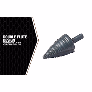 Southwire STEP BIT, DBL STRT FLUTE 1/4" TO 1-3/8"