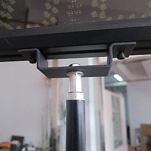 AZOOU Large Red Color LED Race Timing Clock Timer with Tripod 5-inch High Character for Semi-Outdoor/Outdoor Running Events IR Remote Control