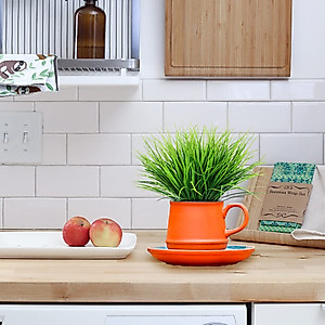 6 Bundles Artificial Grasses Outdoor Fake Grass Faux for Indoor Outdoor Window Home Garden Decoration Fake Bushes Artificial Grass Plant