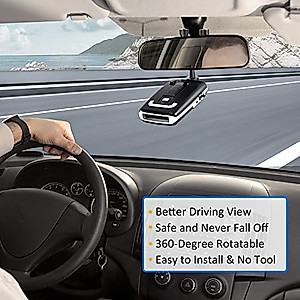 SDSACZMU Radar Detector Mount,Rearview Mirror Stem Radar Detector Mount,for Escort Max, Max2, MAX360 Radar (Not Compatible with MAX360C & MAX3, Not Applicable to Radar Mount with Magnetic Connection)