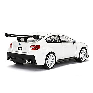 Jada Toys Fast & Furious 1:24 Mr. Little Nobody's Subaru WRX STI Die-cast Car, Toys for Kids and Adults, White (98296)