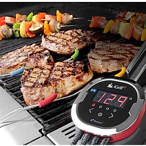 SafBbcue Meat Probe,4-Pack Weber Ambient Temperature Probe for Weber iGrill and Connect Smart Grilling Hub,Waterproof,fits Weber iGrill 2, iGrill 3 or iGrill Mini
