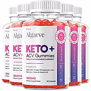 (5 Pack) Algarve Keto ACV Gummies - Advanced Formula Algarve Keto Apple Cider Vinegar Gummies (5 Pack)
