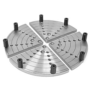 WEN LA432F 8-Inch Flat Lathe Chuck Jaws for Bowl Turning